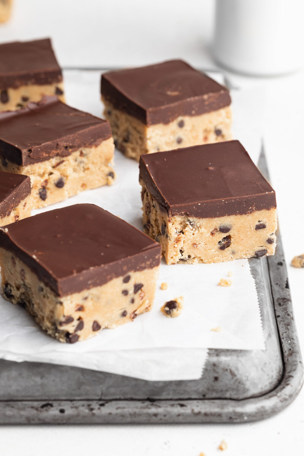 Healthy No-Bake Cookie Dough Bars