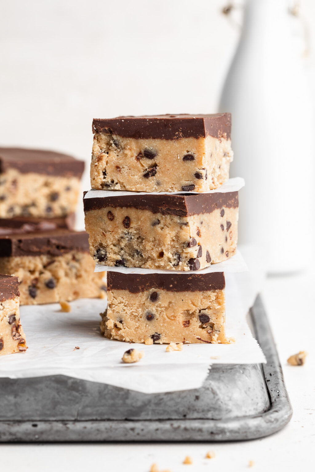 Healthy No-Bake Cookie Dough Bars