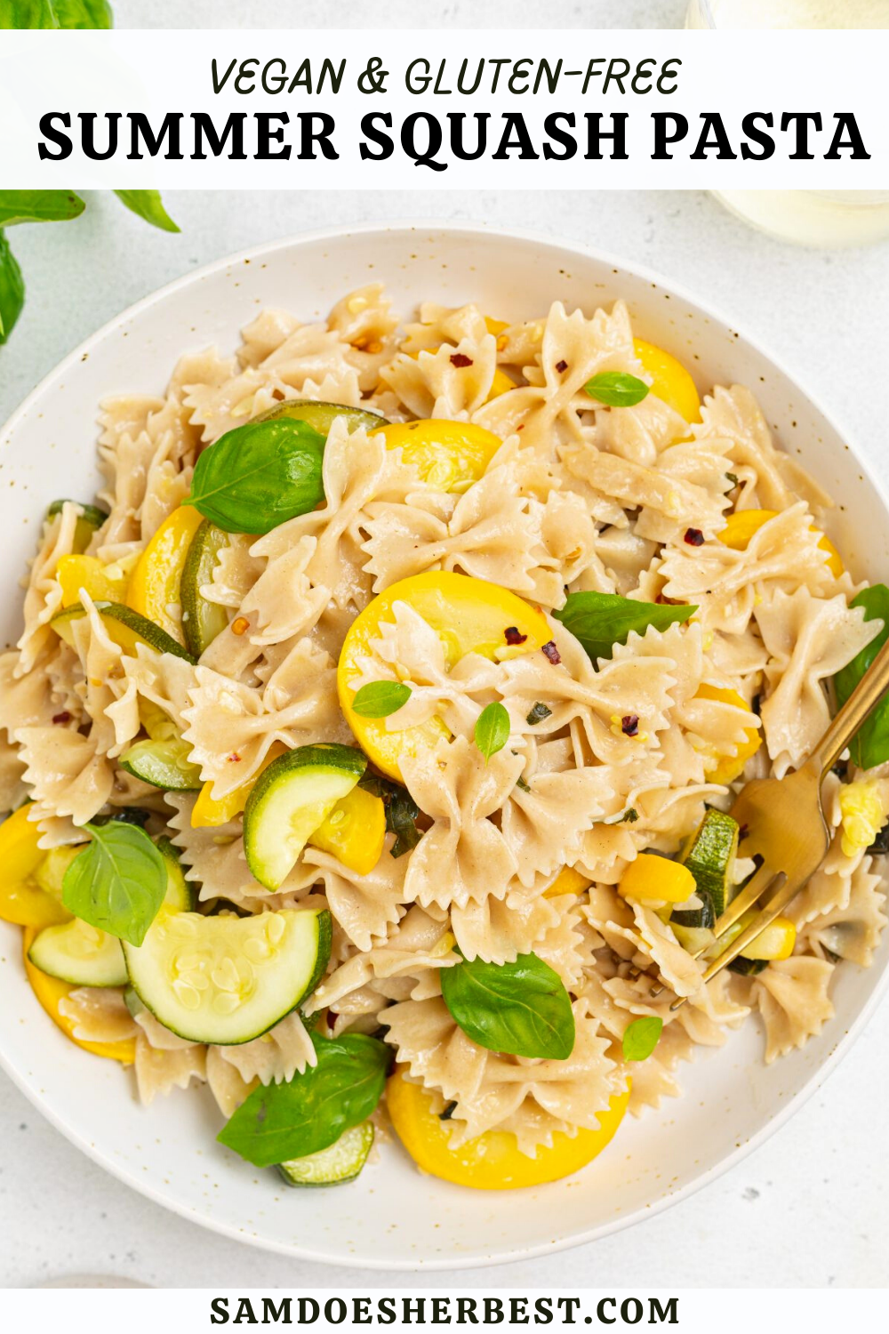Simple Summer Squash Pasta (just 20 minutes!) – Sam Does Her Best