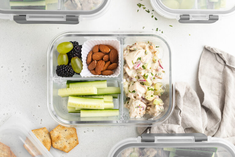 Meal Prep Chicken Salad Lunch Boxes
