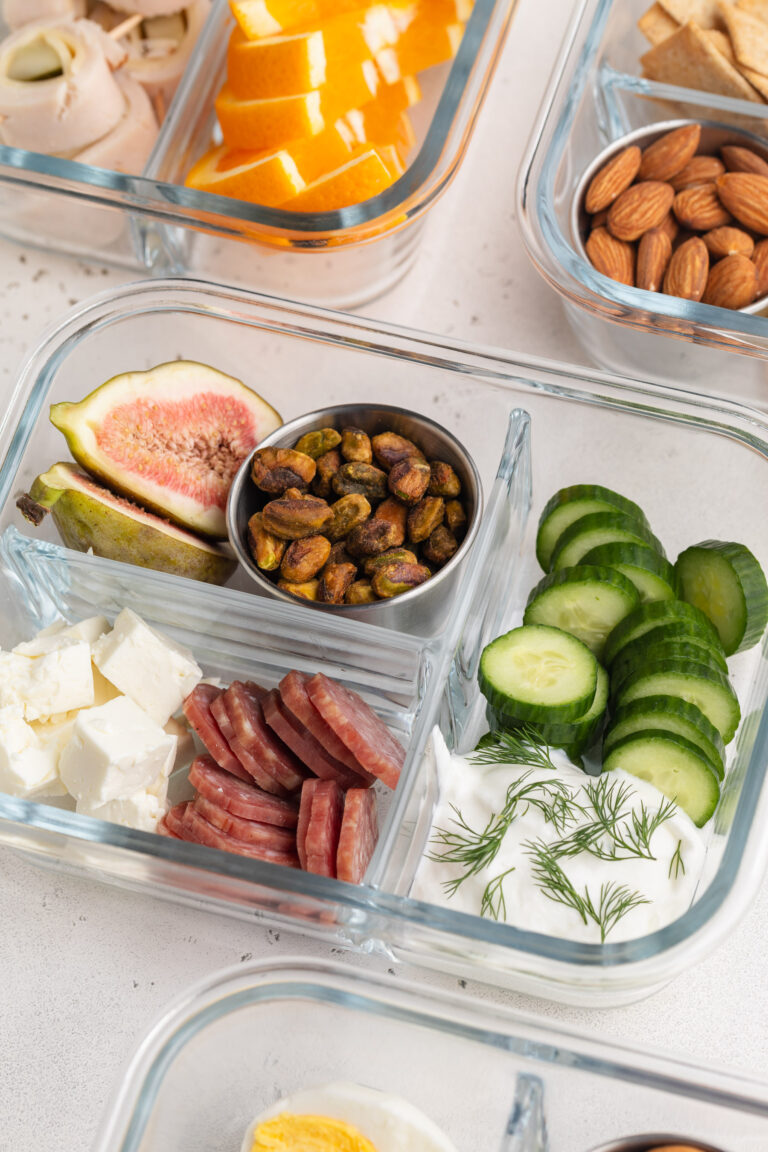 High Protein Snack Boxes - 4 ways, 25 grams protein each!