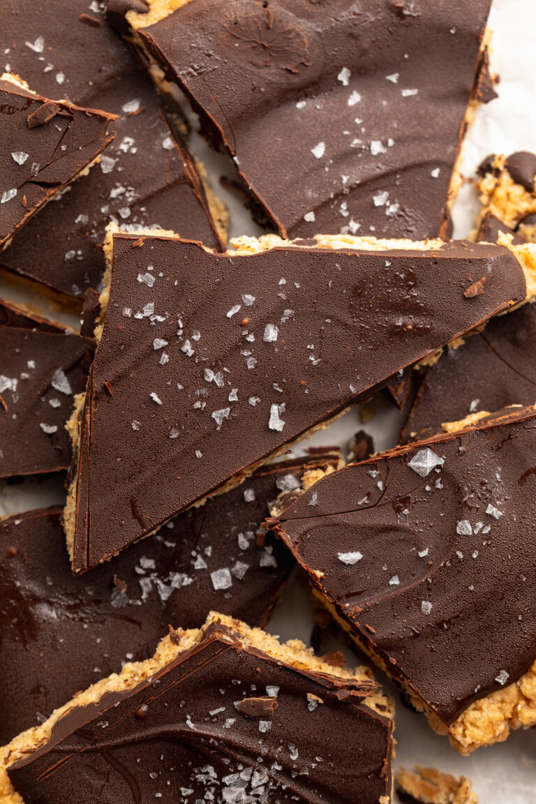 5-Ingredient Protein Cookie Dough Bark