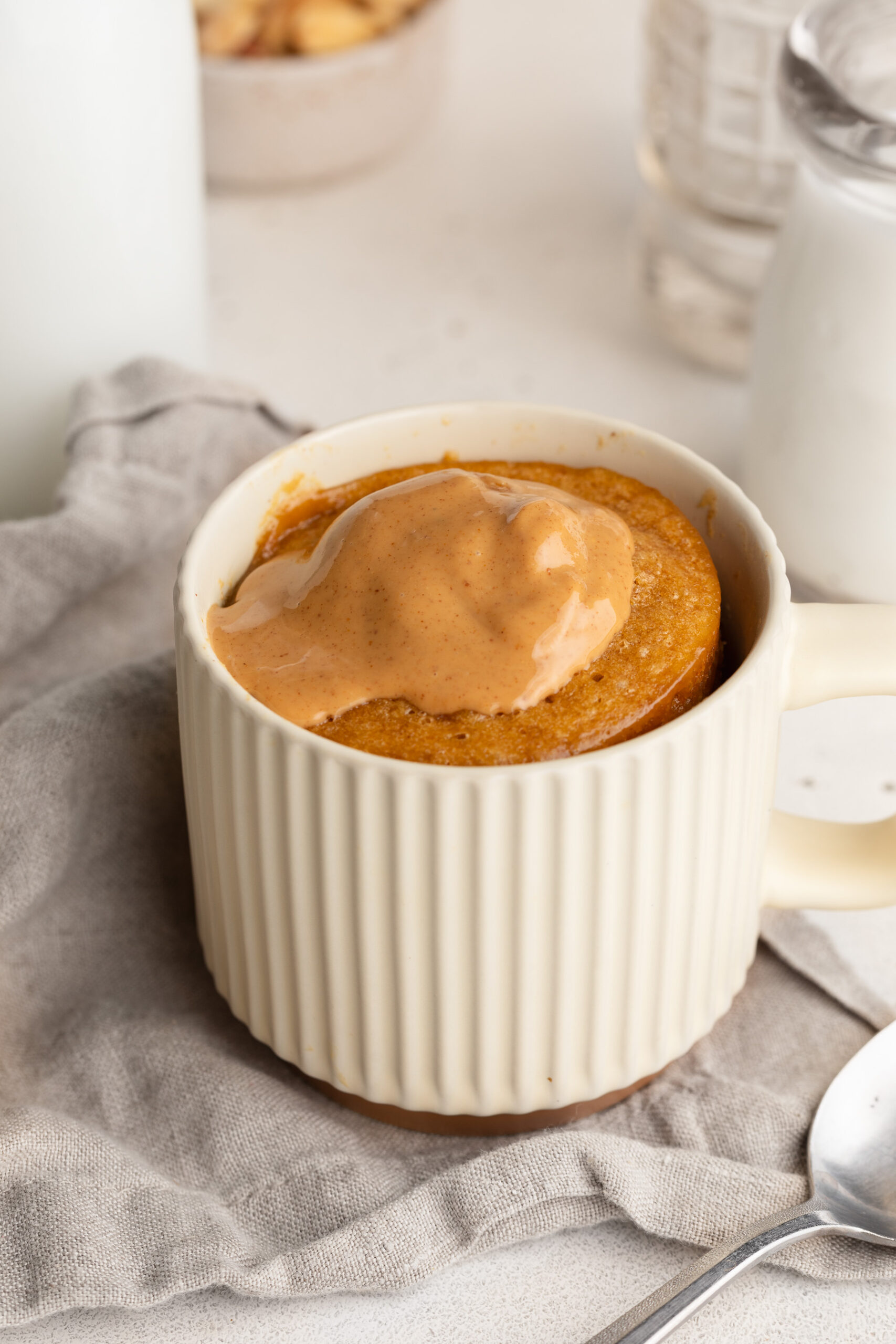 3-Ingredient Peanut Butter Mug Cake