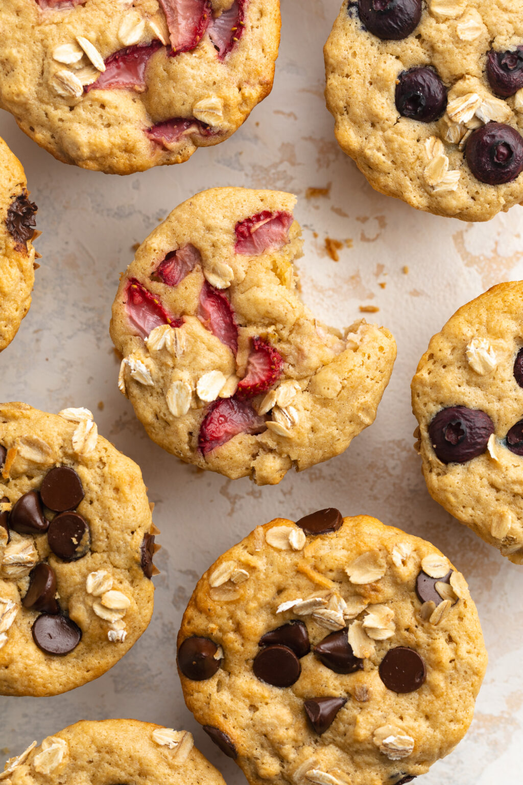 Healthy Oat Breakfast Muffins (3 ways!)