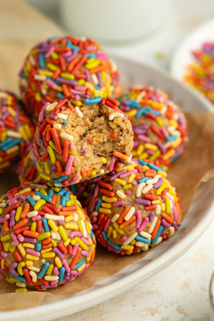 Birthday Cake Energy Bites (easy & delicious!)