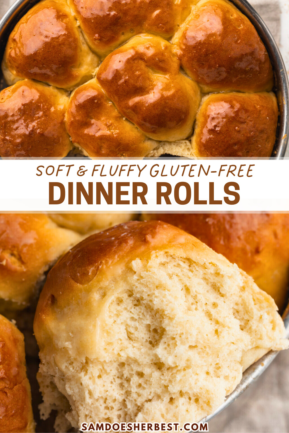 Soft and Fluffy Gluten-Free Dinner Rolls (with a dairy-free option!)