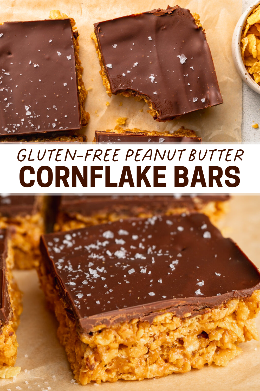 4-Ingredient Peanut Butter Cornflake Bars